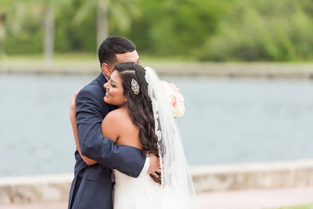 Navy & Coral Miami Wedding- Kristy & Vic Photography